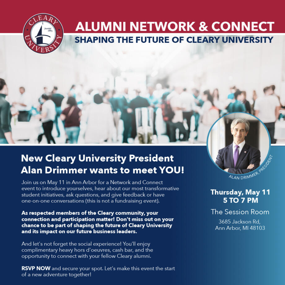New Cleary University President Alan Drimmer wants to meet YOU ...